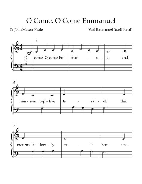 O Come O Come Emmanuel Arr Justin Hendrix By Traditional Sheet Music
