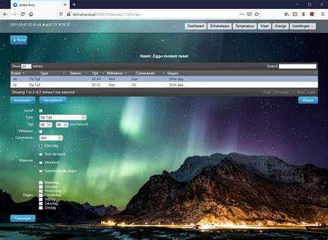 Ziggo Modem Reset Via Domoticz