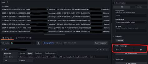 How Do I Use Value Mapping Feature To Extract Certain Parts Of The Log
