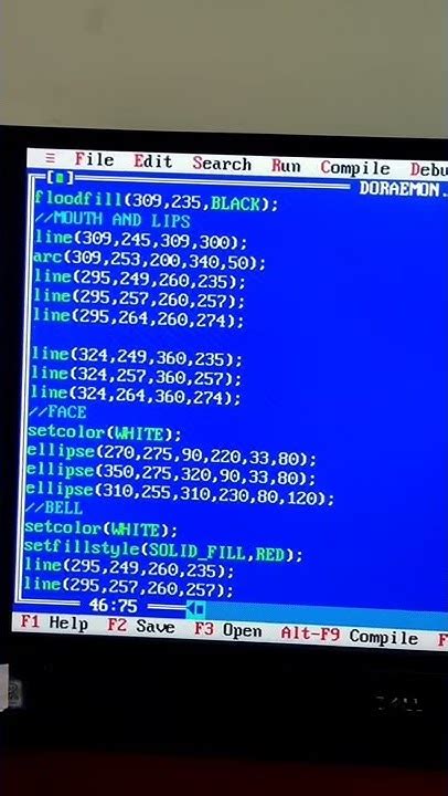 create the face of doraemon using computer graphics youtube