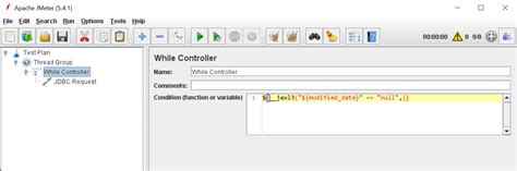 Jmeter Jdbc Request Wait Till Have Result Stack Overflow