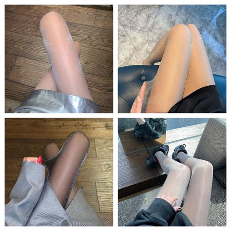 Loli Bling Tights Shiny Silk Pantyhose Women High Waist Elastic Smooth