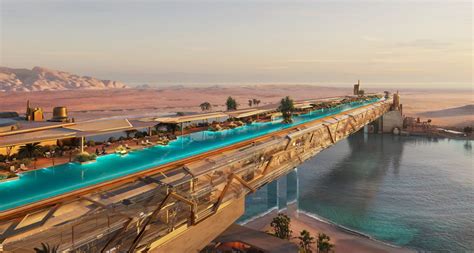 Mark Foster Gage Designs 450 Metre Long Bridge Hotel At Neom
