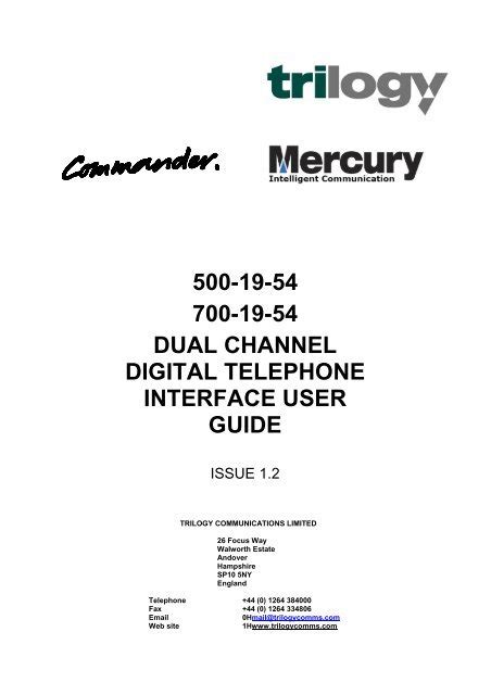 Dual Hybrid Telephony Interface Frame Trilogy Communications