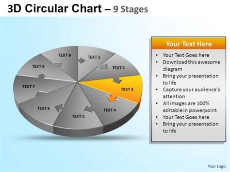 PowerPoint Design Graphic Circular Ppt Slide
