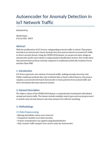 Autoencoder Anomaly Detection Report Pdf Support Vector Machine Receiver Operating