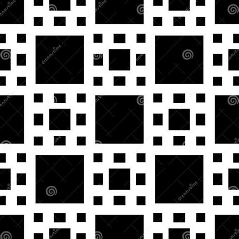 Seamless Black And White Abstract Vector Stock Vector Illustration Of
