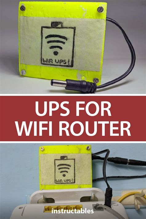 Diy Ups For Wifi Router Artofit