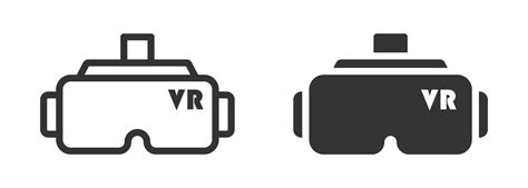 Vr Glasses Icon Virtual Reality Helmet Vector Illustration 41953917 Vector Art At Vecteezy