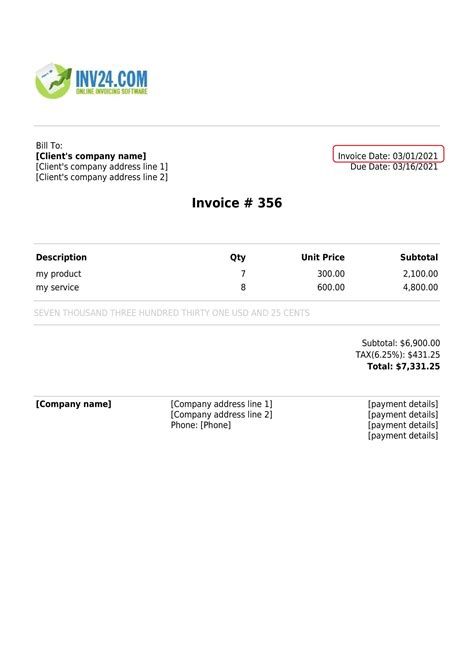 Invoice Date
