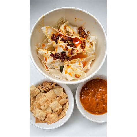 Jual Pangsit Chili Oil Pangsit Rebus Pedas Pangsit Ayam Kuah Pedas