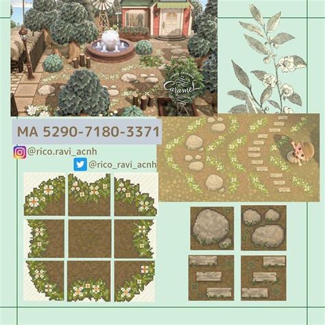 Acnh Patterns And Designs On Instagram Spring Path 🌼 • • 🌟credit Acnh Patterns And Designs On Instagram Spring Path 🌼 • • 🌟credit