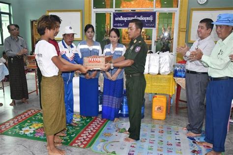 မိုးသည်းထန်စွာရွာသွန်းပြီး ရေဝင်ရောက်မှုများ ဖြစ်ပေါ်ခဲ့သည့် နေရာများ၌ လိုအပ်သည့် ကူညီကယ်ဆယ်ရေး