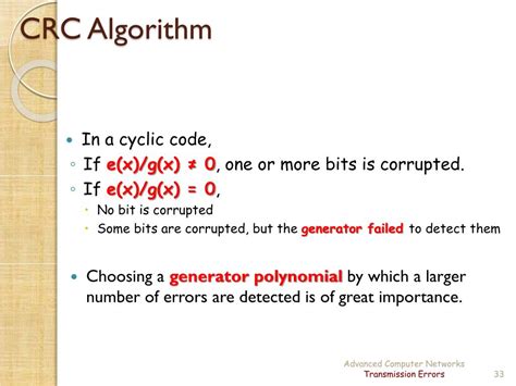 Ppt Transmission Errors Error Detection And Correction Powerpoint