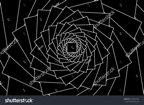 Rotating Concentric Squares Square Optical Illusion Stock Vector Royalty Free 1032879181