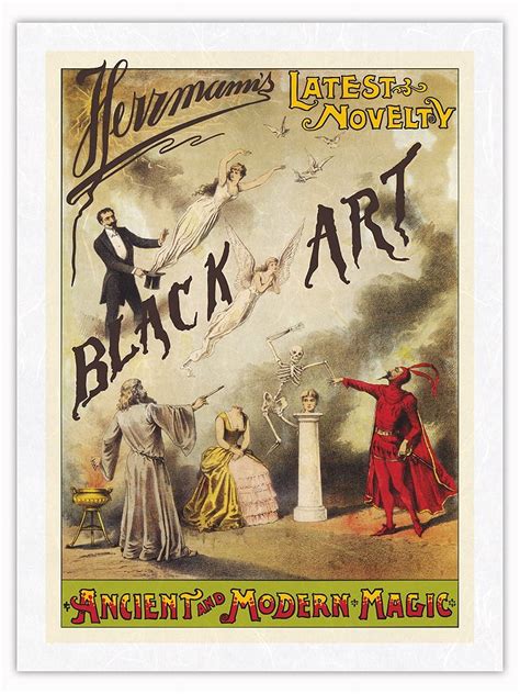 Herrmanns Black Art Act Ancient And Modern Magic Vintage Magic