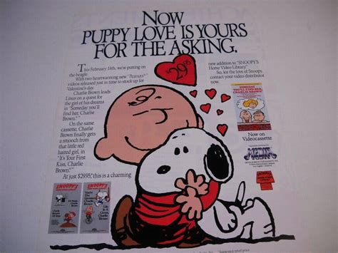 Peanuts W Charlie Brown And Snoopy To Be Released On Vhs Vintage Promo