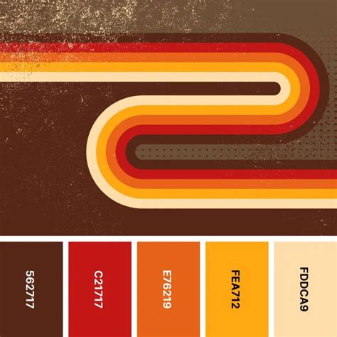 31 Retro Color Palettes For Throwback Designs Color Meanings Retro Color Palette Vintage