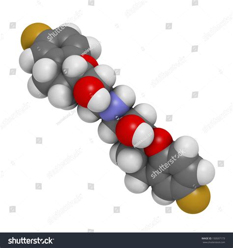 Nebivolol Beta Blocker Drug Chemical Structure Stock Illustration 150597173 Shutterstock