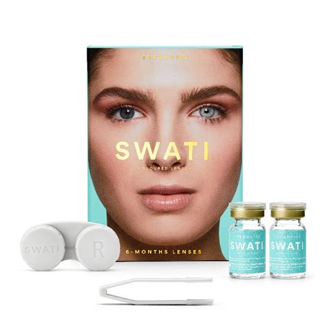 Coloured Contact Lenses Turquoise 6 Months • Power 225