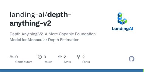 Github Landing Aidepth Anything V2 Depth Anything V2 A More