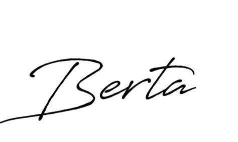 90 Berta Name Signature Style Ideas Amazing Esign