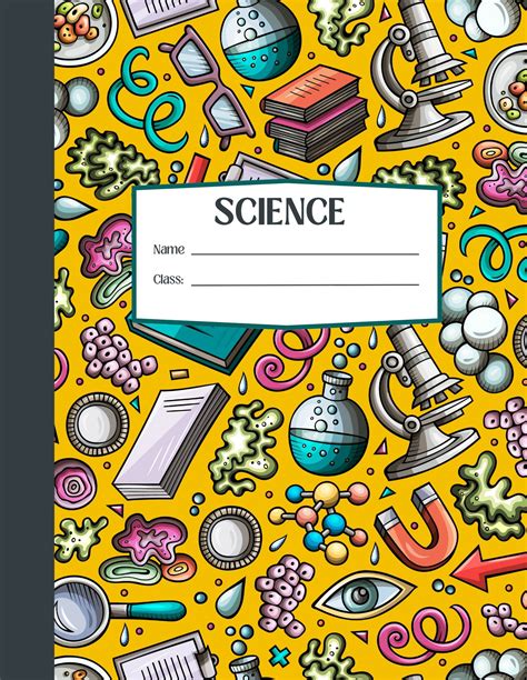 Science Notebook Cover Printable