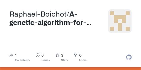 Github Raphael Boichota Genetic Algorithm For Topology Optimization