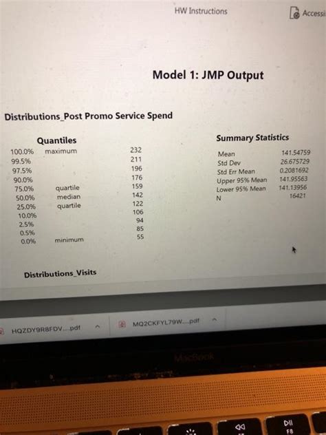 Solved Model 1 Simple Linear Regression Model Using The Jmp