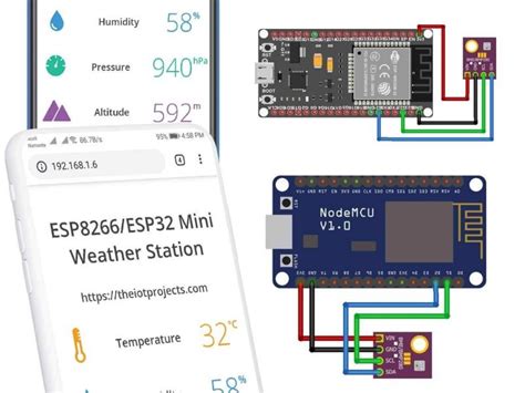 Bme280 Based Mini Weather Station Using Esp8266esp32