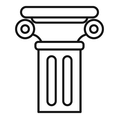 Premium Vector Ancient Column Is Representing Classical Architecture