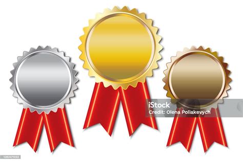 동메달 은메달 금메달 빈 어워드 템플릿입니다 벡터 상품 배지 스톡 이미지 Eps 10 강철에 대한 스톡 벡터 아트 및 기타 이미지 Istock