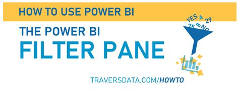 How To Use Power Bi The Filter Pane