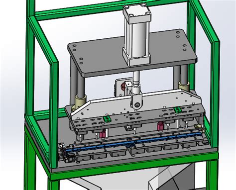 汽车密封条冲孔工装 SOLIDWORKS 2018 模型图纸下载 懒石网