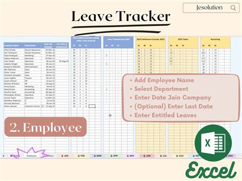 Leave Tracker Excel Template 100 Employee Absence Tracker Leave Planner Annual Leave Sick