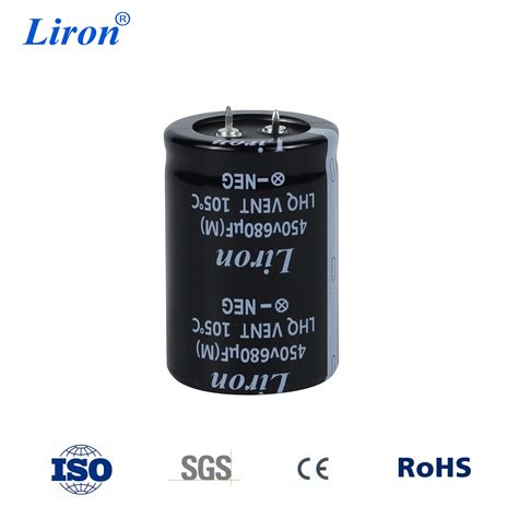 400v680uf High Temperature 105 Degree Snap In Type Aluminum