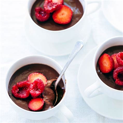 Chocolate Tofu Pots Healthy Recipe Ww Uk