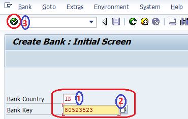 How To Create Bank Key In SAP SAP Tutorial