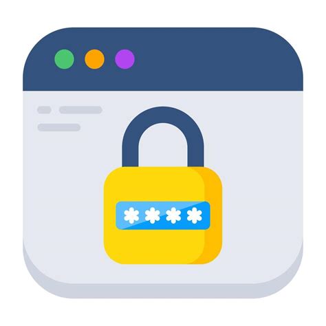 Conceptualizing Flat Design Icon Of Locked Website 19801841 Vector Art