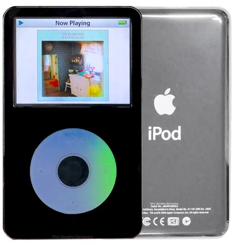 New Apple Ipod Video Classic 5th And 55 Enhanced Black Polychrome B