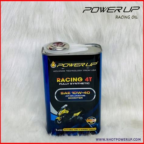 Dầu nhớt tổng hợp cao cấp cho xe ga T POWER UP W SN JASO MB Nhotpowerup com