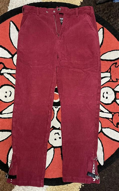 Japanese Brand × Pythia × Streetwear Pythia Corduroy Red Star Pants Past Release Grailed