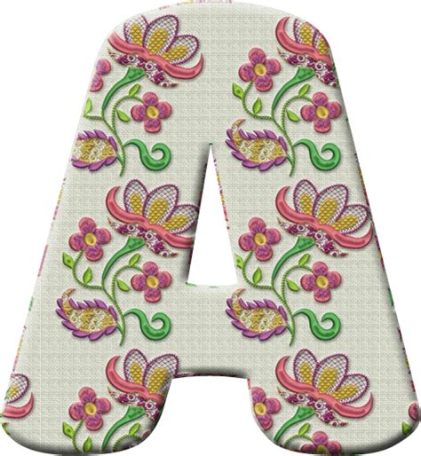 Alfabeto Decorativo Alfabeto Florido 85 Png Letras B04