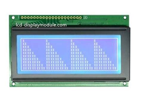 Transmissive Negative Graphic Lcd Display Module Stn Blue Viewing Area