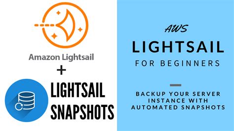 Aws Lightsail For Beginners Backup Your Lightsail Instance With