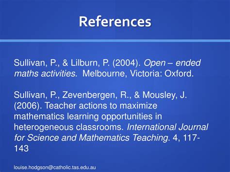 Ppt Designing Quality Open Ended Tasks In Mathematics Powerpoint Presentation Id 1923546