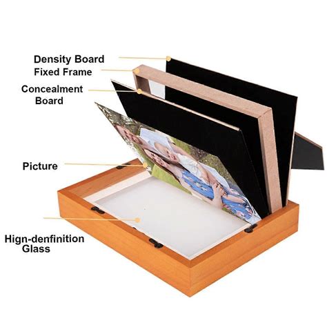 Hidden Photo Frame Storage Secret Compartment Storage Box Out Of