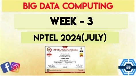 big data computing week 3 answers 2024 nptel 2024 swayam 2024