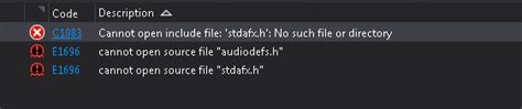 Cannot Open Include File Stdafx H No Such File Or Directory Issue Nitrocaster