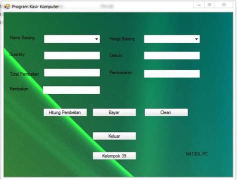 Tutorial Membuat Program Kasir Dengan VB Net Visual Studio 2010 Ari
